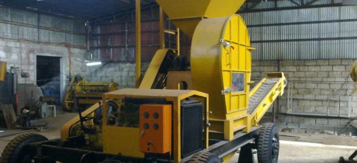 System Processor And Construction Corporation Mobile Cassava Chipper
